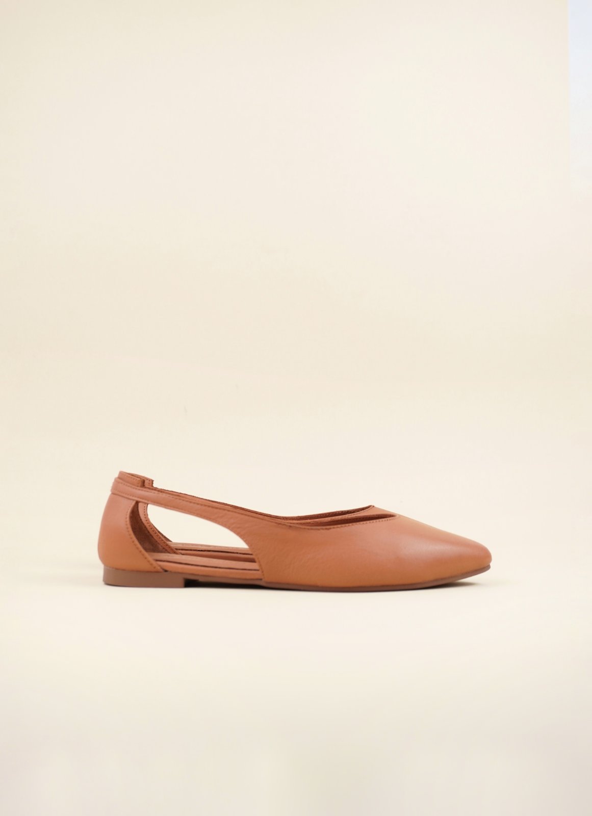 Kožne baletanke Invento 5052 Coconut | Comfortino