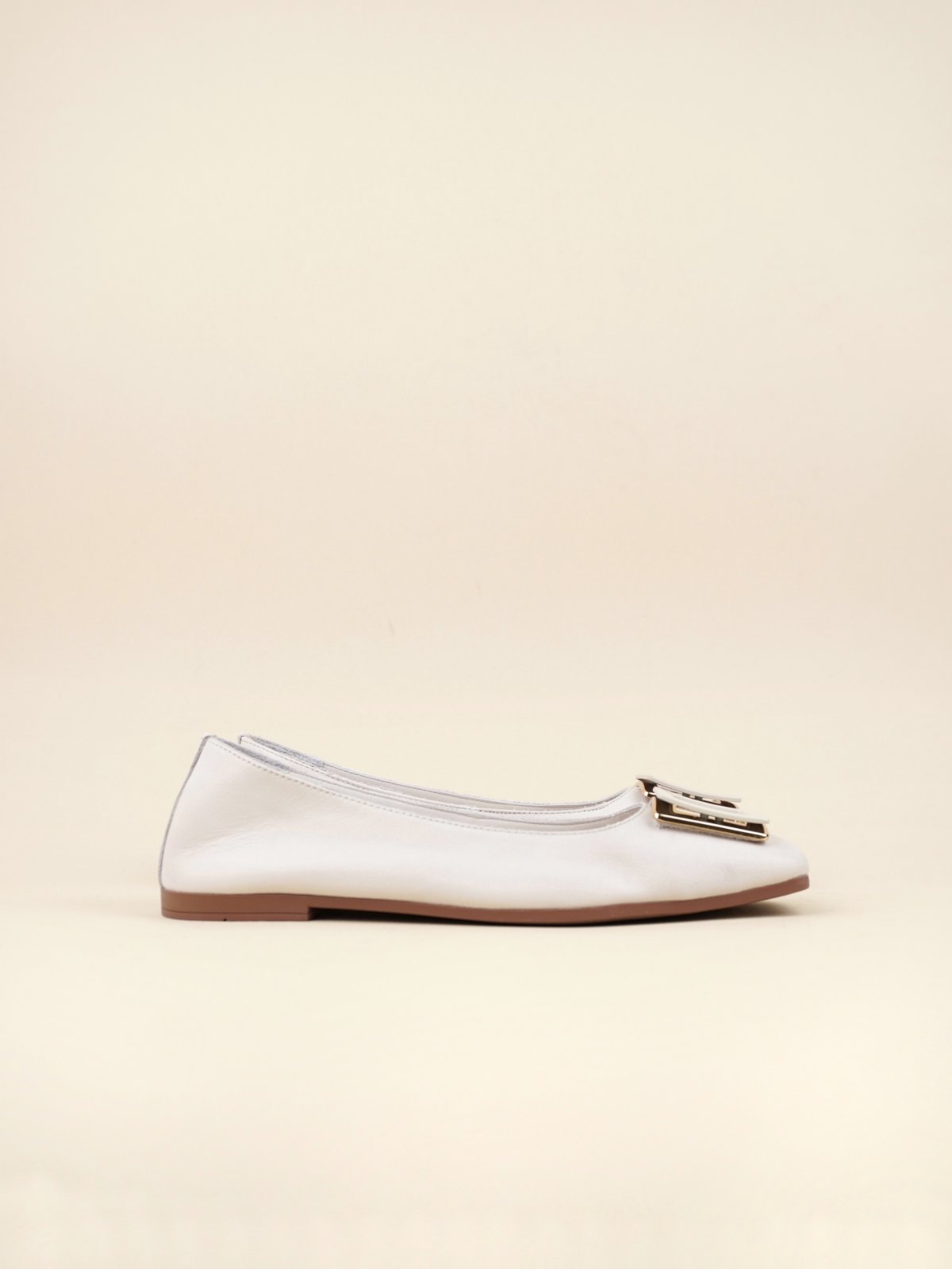 Kožne baletanke Invento 214 Marshmellow | Comfortino